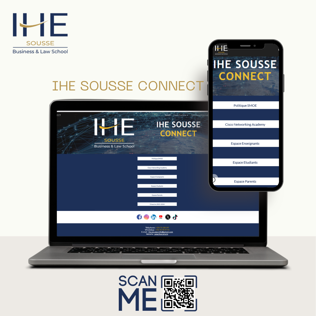Plateforme Digitale IHE SOUSSE CONNECT | IHE Sousse